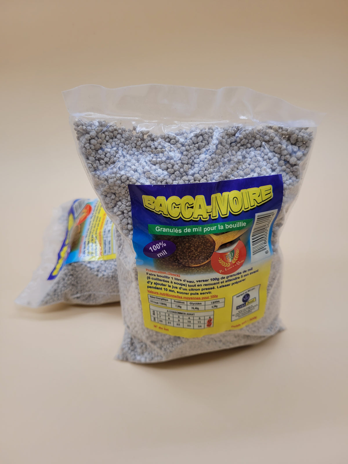 Grains de Mil BACCA IVOIRE - 100% granulés de mil (500g) — MonKadi.com